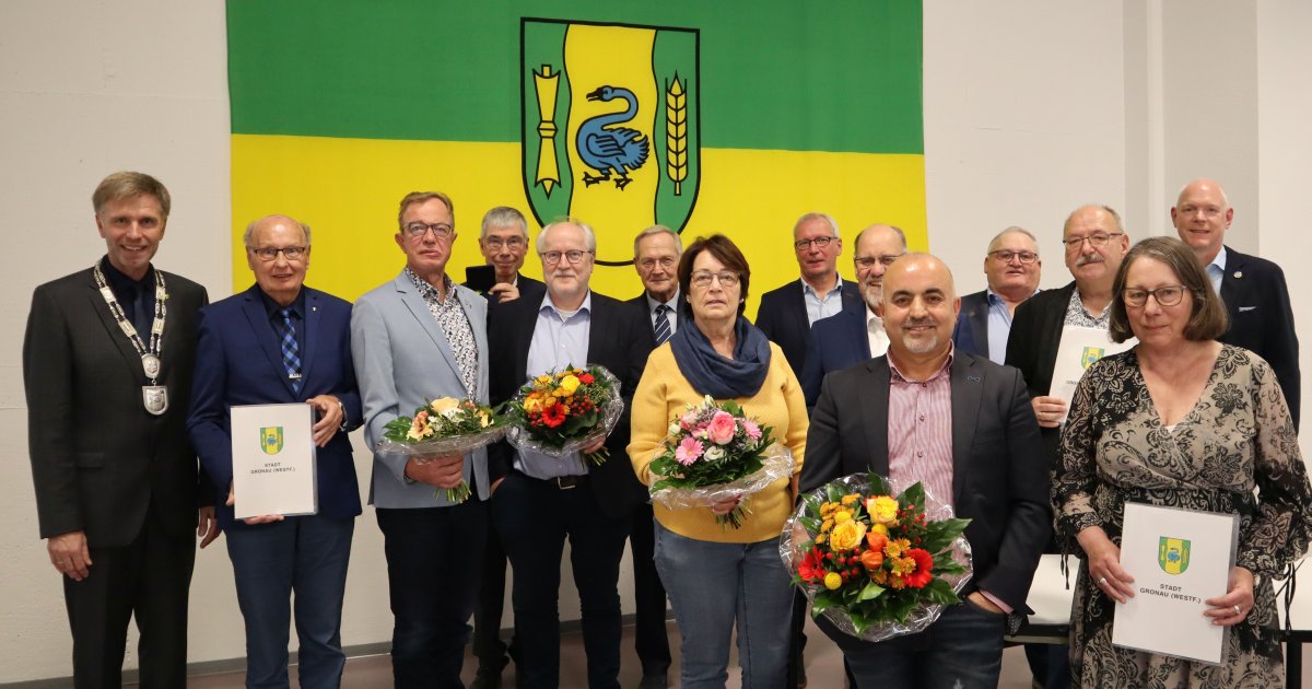 Ehrungen und Verabschiedungen von Ratsmitgliedern (Wahlperiode 2014 ...