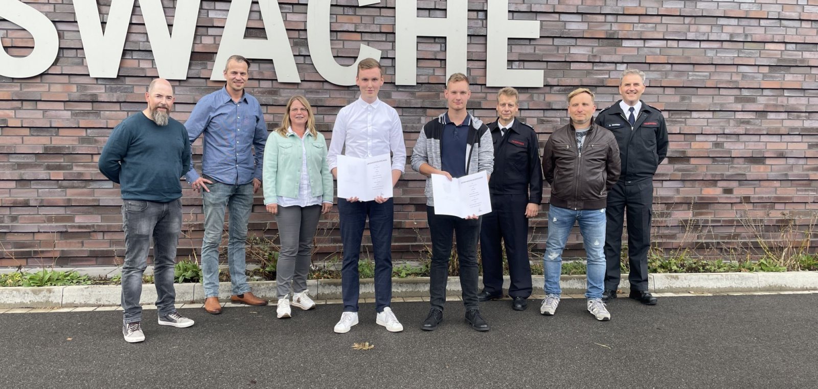 Ernennung zu Brandmeisteranwärtern und Beamten auf Widerruf | Stadt Gronau