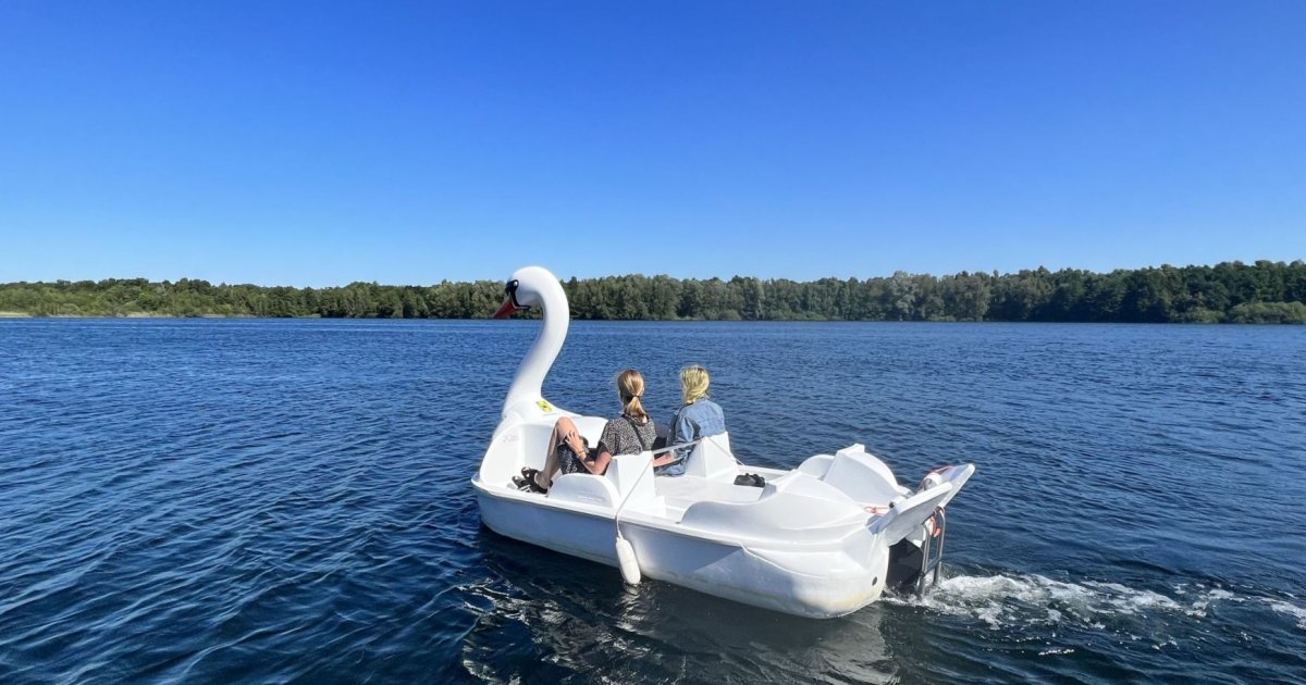 Saisonstart der Tretboote am Dreiländersee | Stadt Gronau